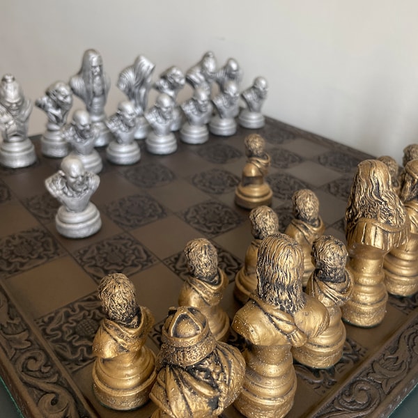 Lord of the Rings Chess Set - LOTR Chess Set Handmade Made to Order ...