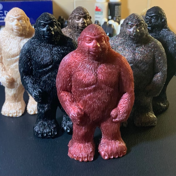 3d Bigfoot Silicone Mold. Yeti Craft Mold. Humanoid Sasquatch Mold for ...