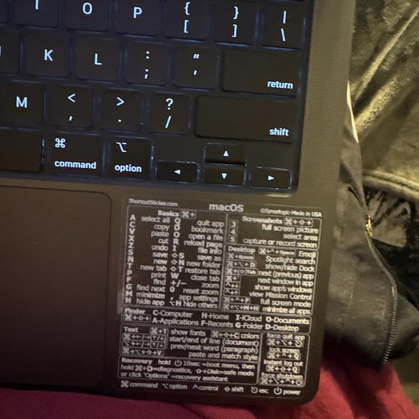 Chromebook Shortcut Sticker for Any Laptop With Chrome OS High Quality ...