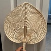 Wedding Bamboo Hand Fans, Beach Wedding Fans, Tropical Hand Fan Favors ...