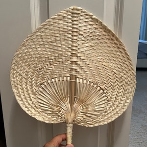 Bamboo Paddle Hand Fans, Beach Wedding Fans, Tropical Hand Fan Favors ...