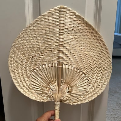 Wedding Bamboo Hand Fans, Beach Wedding Fans, Tropical Hand Fan Favors ...