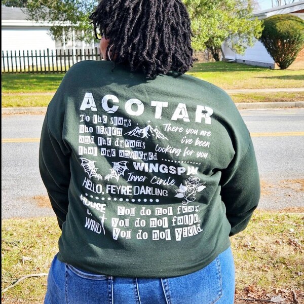 ACOTAR T-shirt, Officially Licensed Sarah J Maas Merch, A Court of ...