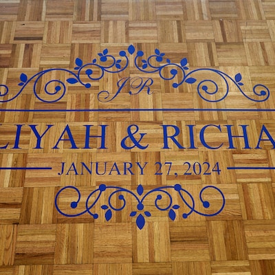 Wedding Floor Decal for Wedding Dance Floors Wedding Decor Wedding ...