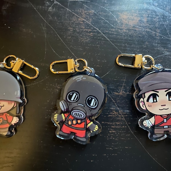 TF2 Keychains ALL CLASS - Etsy