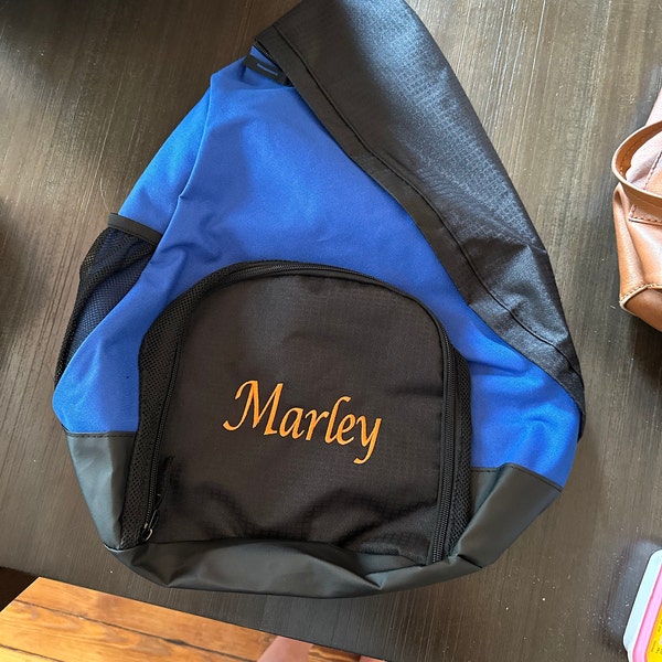 Personalized Large Sling Backpack,monogrammed Cheer Bag,custom Cheer ...