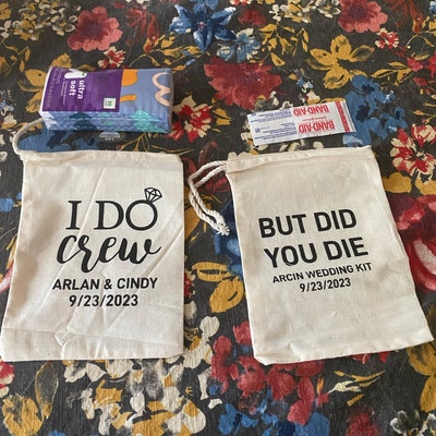 I Do Crew Bride Party Bags-wedding Bags-bachelorette Party Bags-hen ...