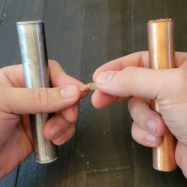 Egyptian Tuning Calibration Healing Rods of Maat - Copper & Zinc - Netu ...