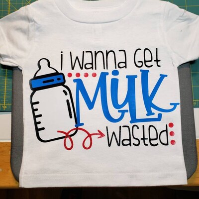 I Wanna Get Milk Wasted Cut File DXF & SVG Files Silhouette Cameo ...