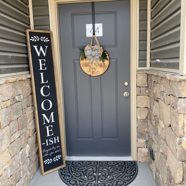 Front Door Hanger | Everyday Door Sign | Christian Door Hanger ...