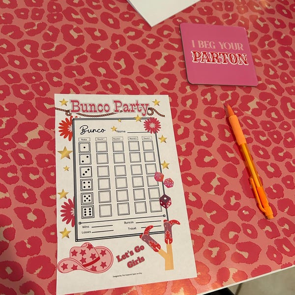 Cute Fall Bunco Score Cards for Fall Bunco Score Cards Sore Cards Fun ...