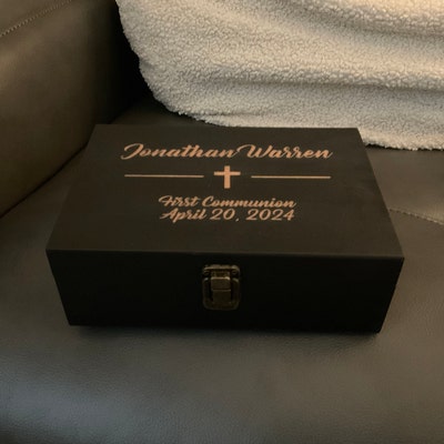 First Holy Communion Gift Box, Memory Box, 1st Communion Keepsake Box ...