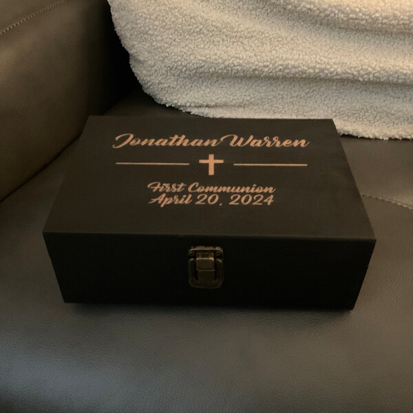 First Holy Communion Gift Box, Memory Box, 1st Communion Keepsake Box ...