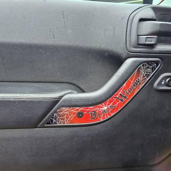 Custom Jeep Wrangler JK JKU Interior Door Grab Handle Trim - Etsy