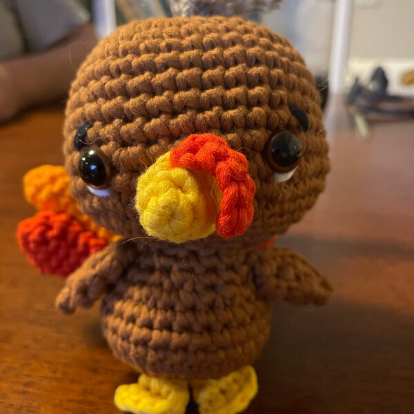 PATTERN: Plush Tucker the Turkey Pattern Amigurumi Chunky Turkey ...