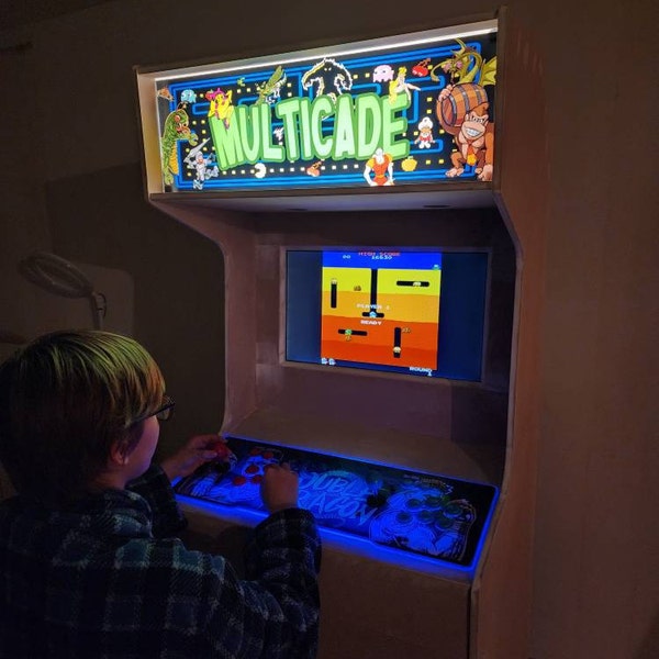 Mame Arcade Multicade Marquee for Reproduction Header/backlit Sign - Etsy