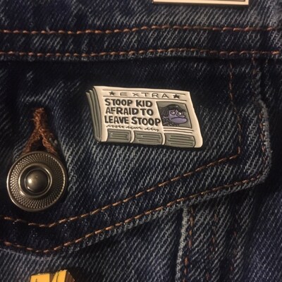 Stoop Kid Enamel Pin - Etsy