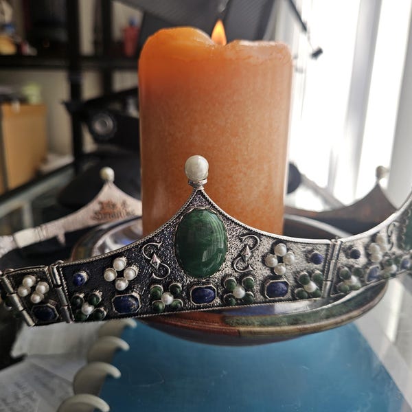 6 Pointed Baronial Coronet,hinged Crown Customized, Personalized ...