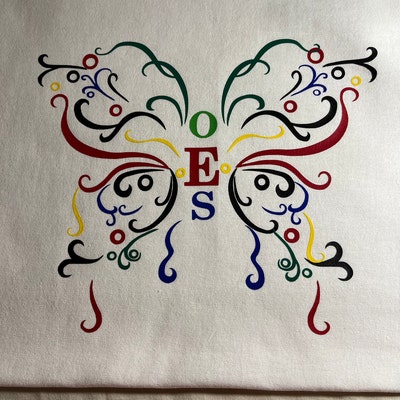 OES Butterfly, Order of the Eastern Star, Cut File, Silhouette Cricut ...