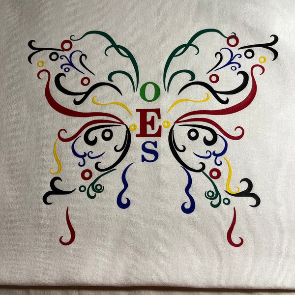 OES Butterfly, Order of the Eastern Star, Cut File, Silhouette Cricut ...