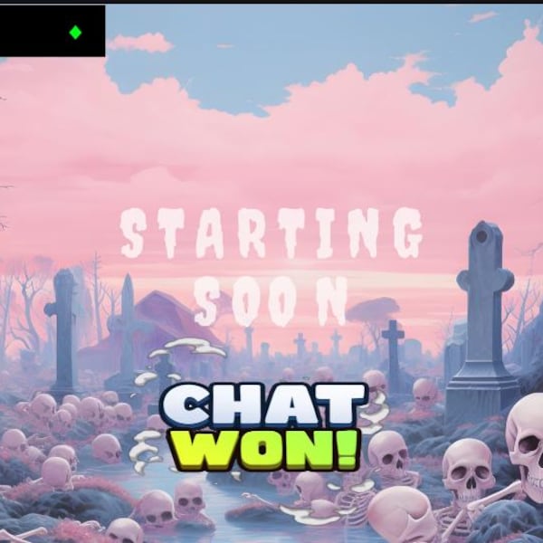 Spooky Horror Stream Overlay - Animated - Dark Graveyard - for Twitch ...