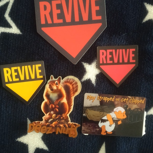 Revive Icon Sticker! - Red, Yellow and More! - Water Bottle Sticker ...