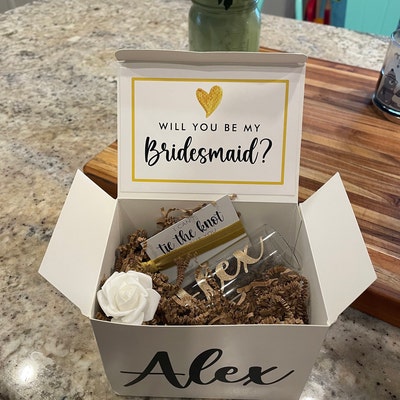 Groomsman Box, Groomsman Proposal Box, Wedding, Flask and Shot Glass ...