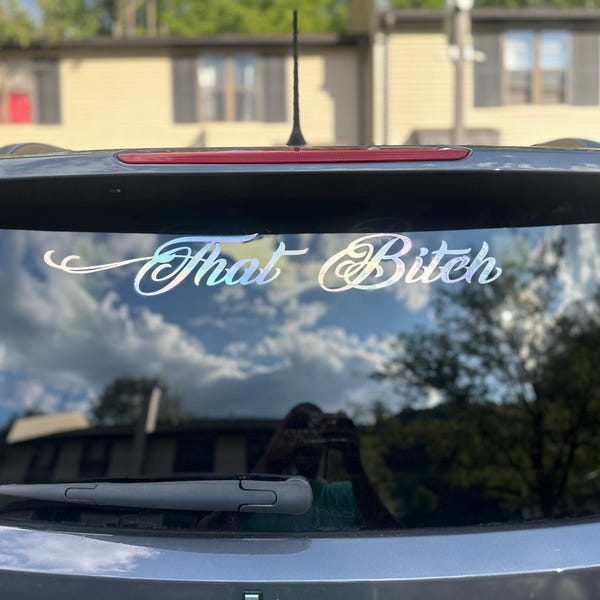 Custom Window Vinyl Pillar (side Windshield) Banner Decal / Sticker ...