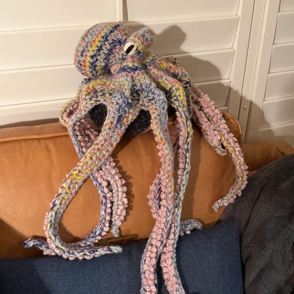 Crochet Pattern Realistic Cuttlefish-amigurumi Cuttlefish-stuffed ...