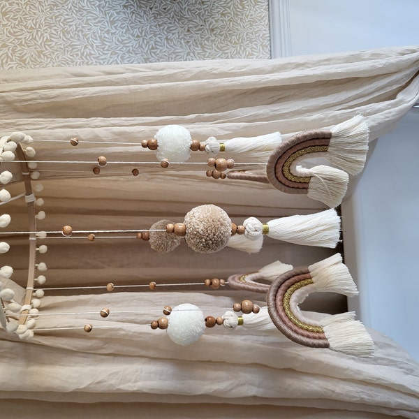 Tassel Banner / Tassel Garland / Macrame Tassel Banner / Bannière à ...