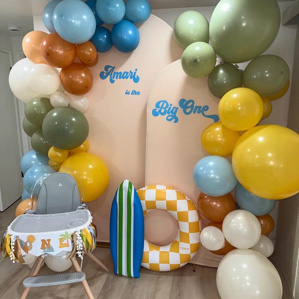 Blue Dog 2nd Birthday Balloon Garland Featuring Bluey Balloon Birthday ...