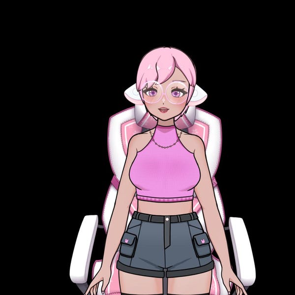 Customizable Ghost Vtuber - LIVE2D | Model/avatar | Premade | Ready to ...