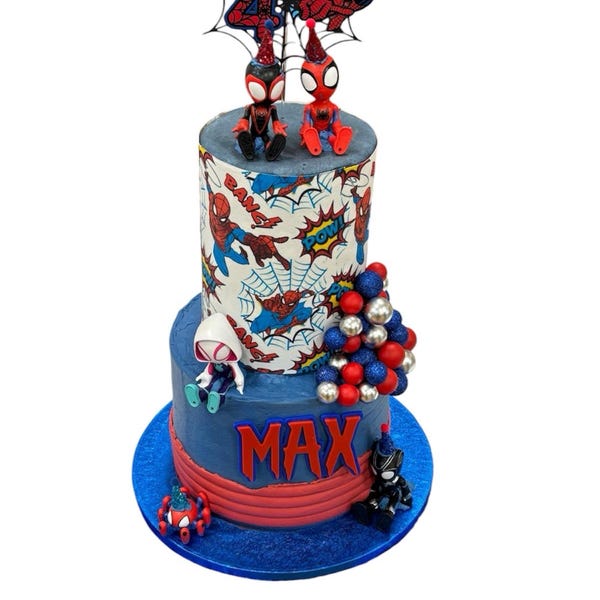 Spidey Inspired Cake Topper, Print at Home, DIY, Last Minute, Party ...