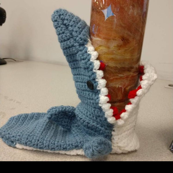 PATTERN for Crocheted Shark Socks- Baby, Child, and Adult Sizes in ...