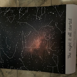 Custom Star Map Unique Romantic Gift for Him or Her Personalized Night ...