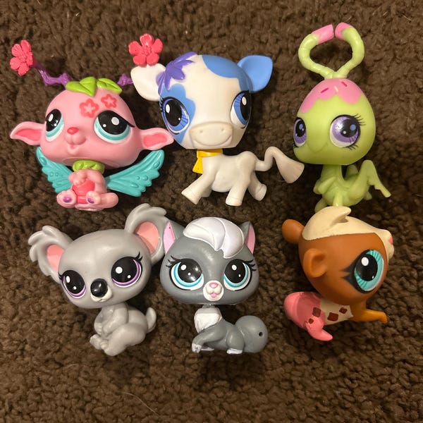 LPS Littlest Pet Shop Whales, Greyhound, Baboon Hasbro Authentic - Etsy