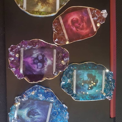 Aurora Borealis Magnets/mini Paintings - Etsy