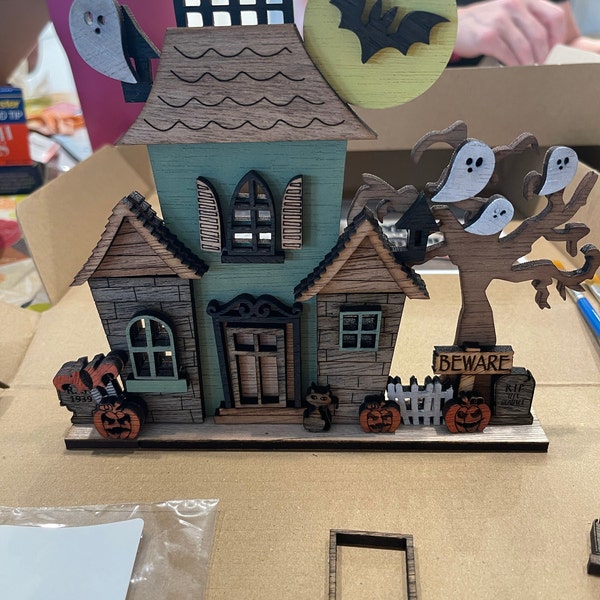 Haunted House Kit, DIY Halloween Decorations, Haunted House Decor ...
