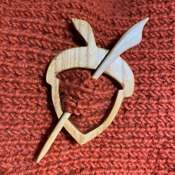 Custom Wooden Shawl Pin, Animals, Girl Gift,eco Friendly Accessory ...