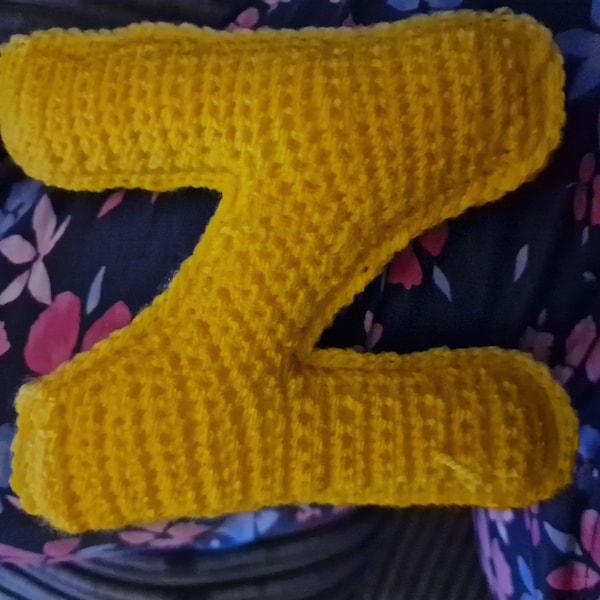 Letter N Crochet Pattern, Stuffed Amigurumi Capital Letters, Crochet ...