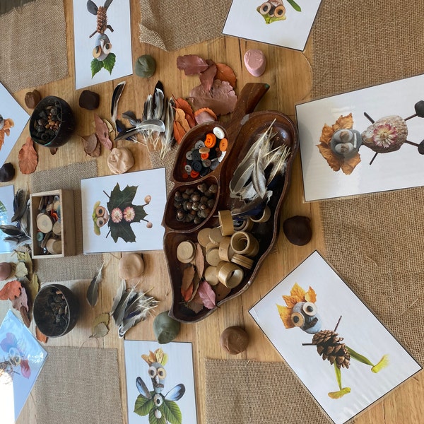 Loose Parts Leaf People | Digital Learning Resource | Leaf Study ...