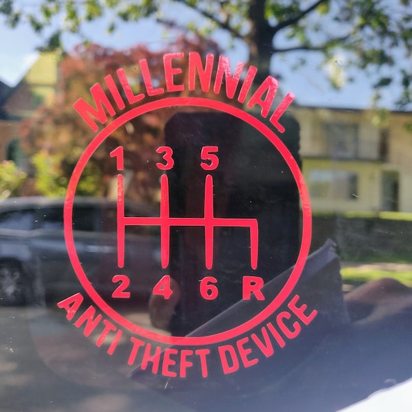 6 Speed Gear - Millennial Anti Theft Device - Stick Shift - Manual Car ...