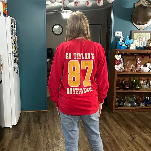 Cute Football Shirt, Taylors Boyfriend Tee, Vintage Football Shirt ...