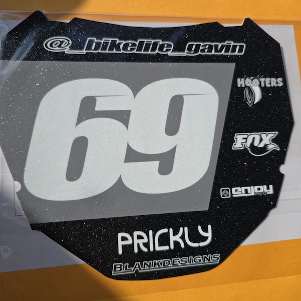 Custom ODI Front Plate Decal: E-bike, Downhill - Etsy