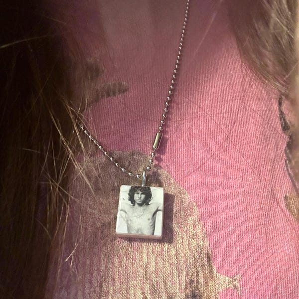 Keith Haring Love Charm Necklace With 24 Inch Rolo Chain - Etsy