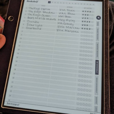 Digital Reading Journal, Digital Book Journal for Goodnotes, Book ...