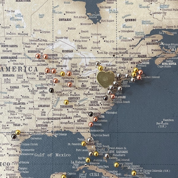 Accurate World Map Poster Large Wall Travel Map Print Detailed ...