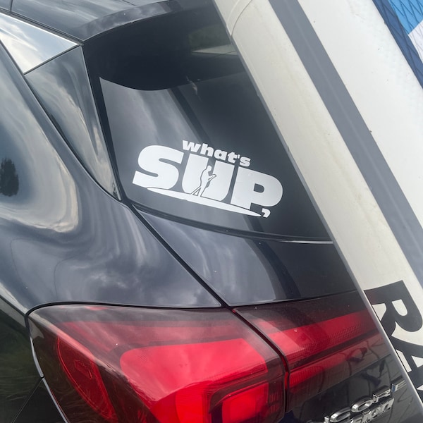 Paddle Board Decal, What's Sup Decal, Paddle Board Sticker, Sup Decal ...