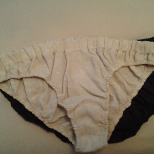 Organic White Linen Panties, Linen Knickers for Women, Linen Undies ...