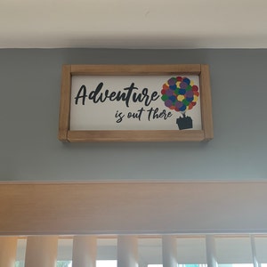 Disney Inspired up Movie Custom Wilderness Explorer Rustic Wood Sign ...